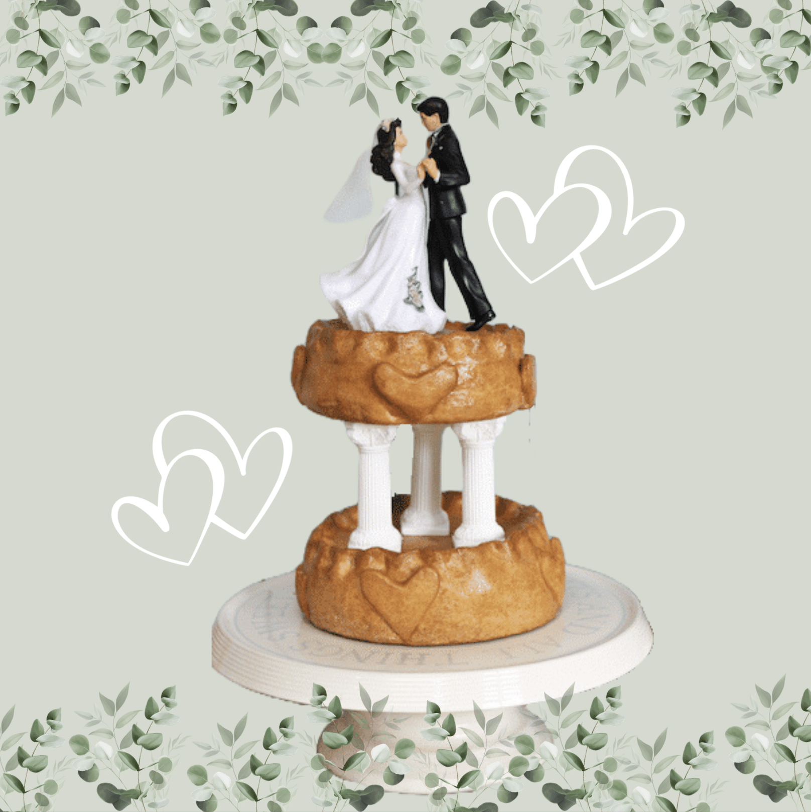 2 Tier Wedding Pork Pie